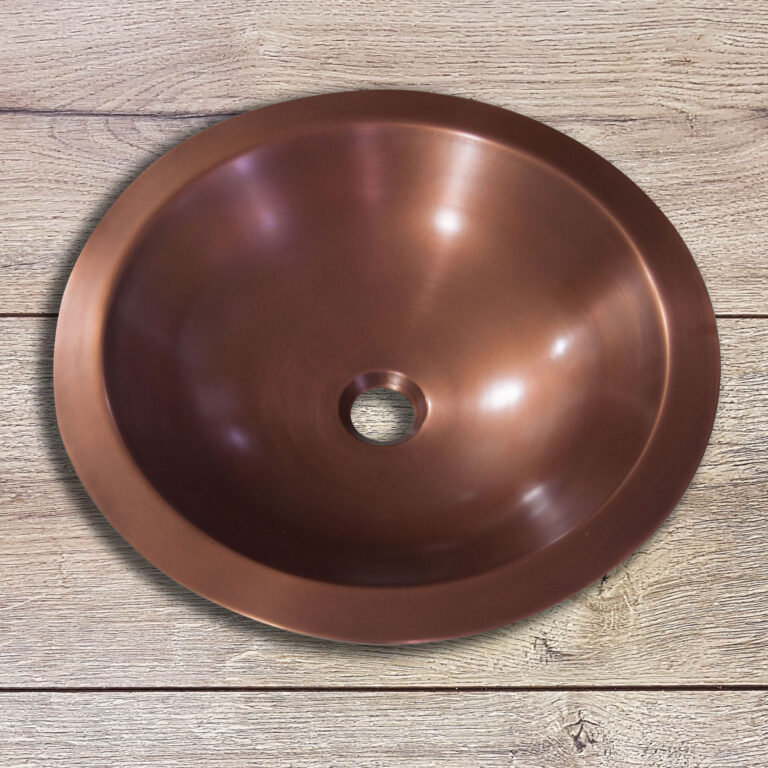 Round Copper Bowl Sink - Coppersmith® Creations