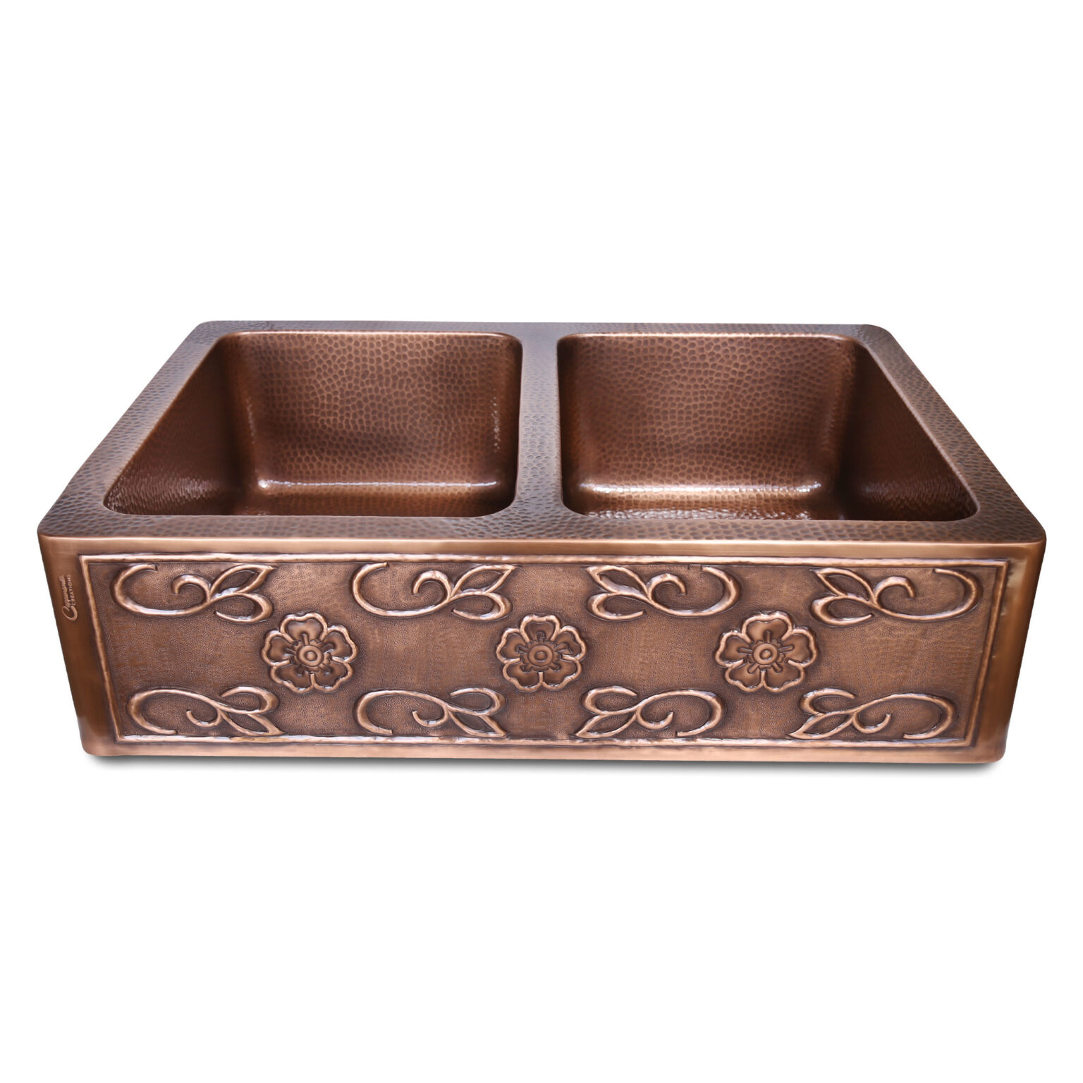 D Shape Copper Sink pure copper - Coppersmith® Creations