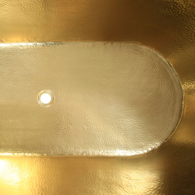 Hammered Brass Bathtub Full Brass Finish - Coppersmith® Creations
