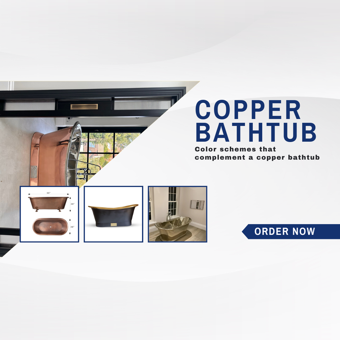 Stunning Color Schemes for a Copper Bathtub - Coppersmith® Creations