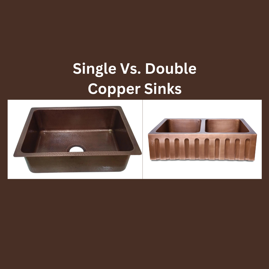 Single vs. Double Copper Kitchen Sink - Coppersmith® Creations