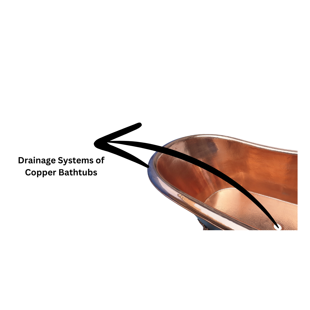 Drainage Systems of Copper Bathtubs - Coppersmith® Creations